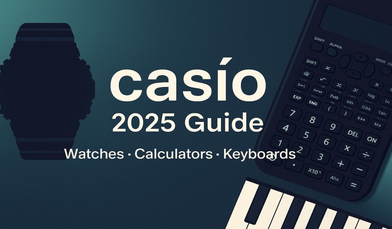 casîo: 2025 Casio Guide to Watches, Calculators & Keys